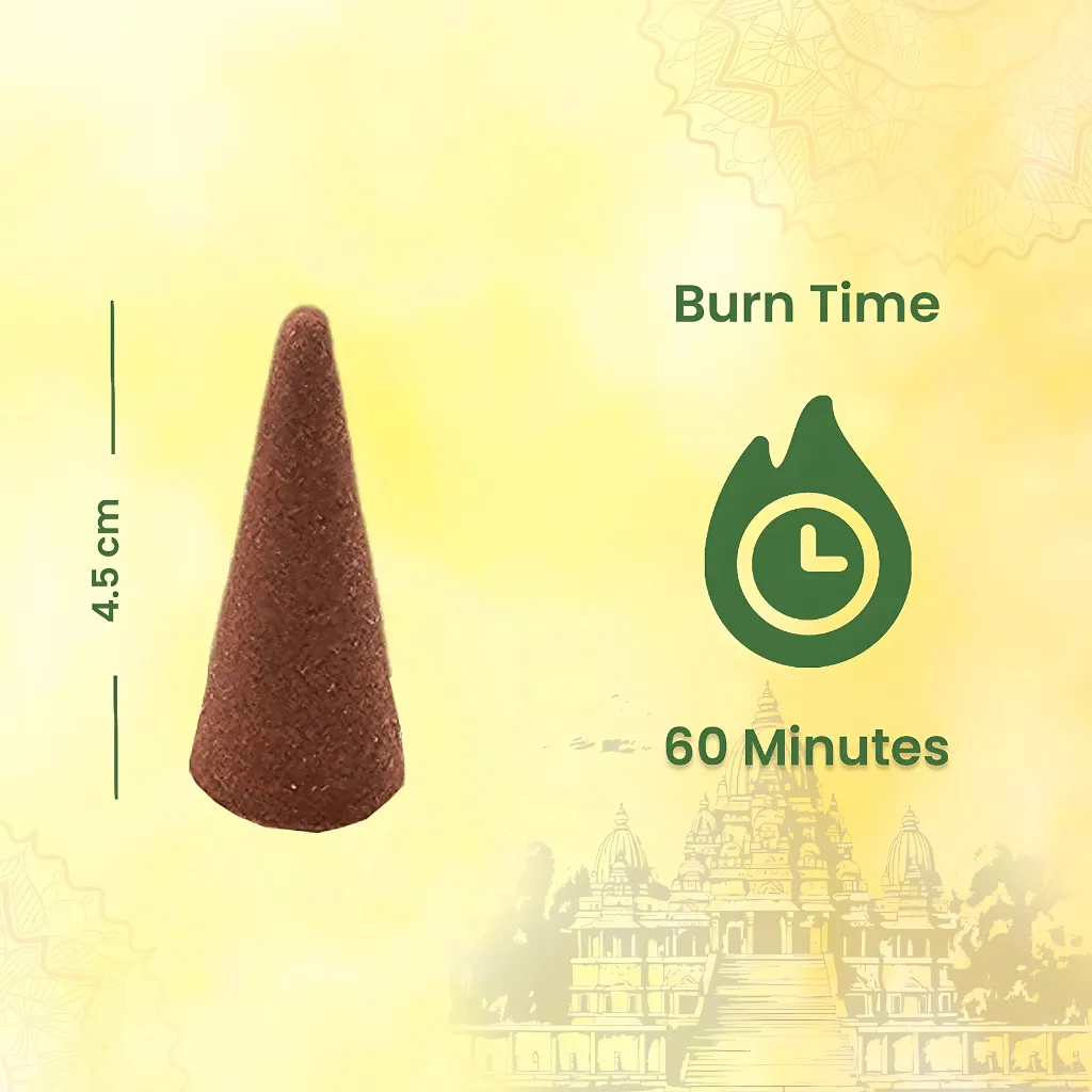 Buy Lemongrass Dhoop Cone - Best Dhoop Incense for Fresh Aroma