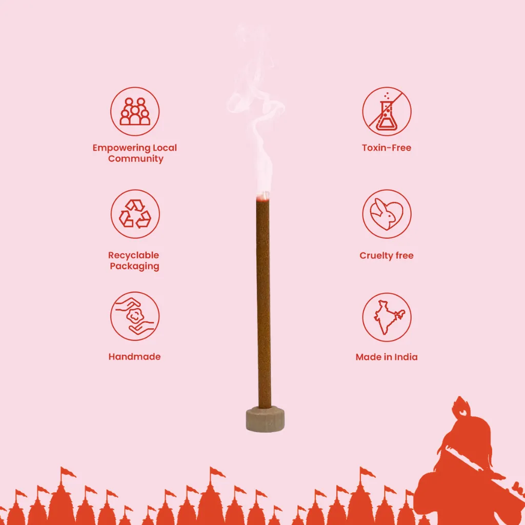 Buy Rose Dhoop Sticks - Gulab Dhoop Stick Incense for Pooja