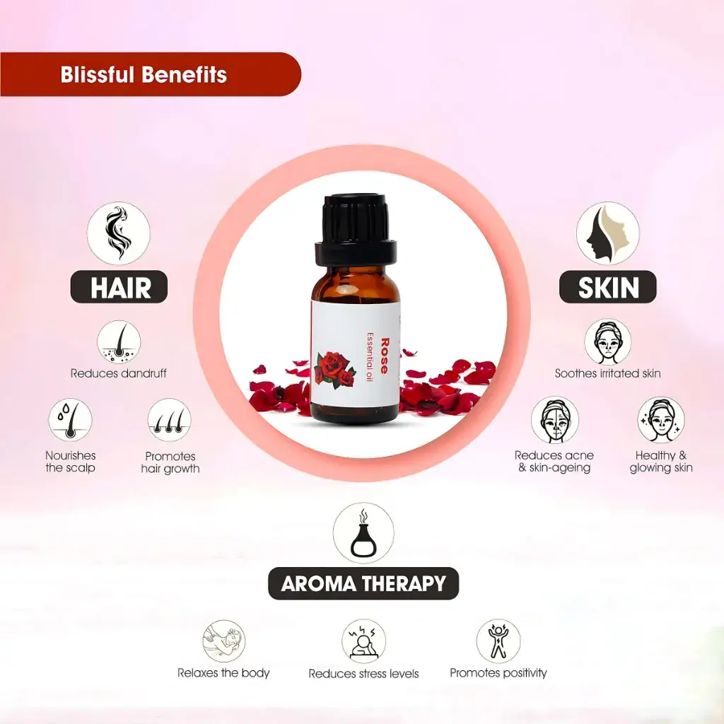 Buy Pure Rose Essential Oil Online | Best Natural Brand