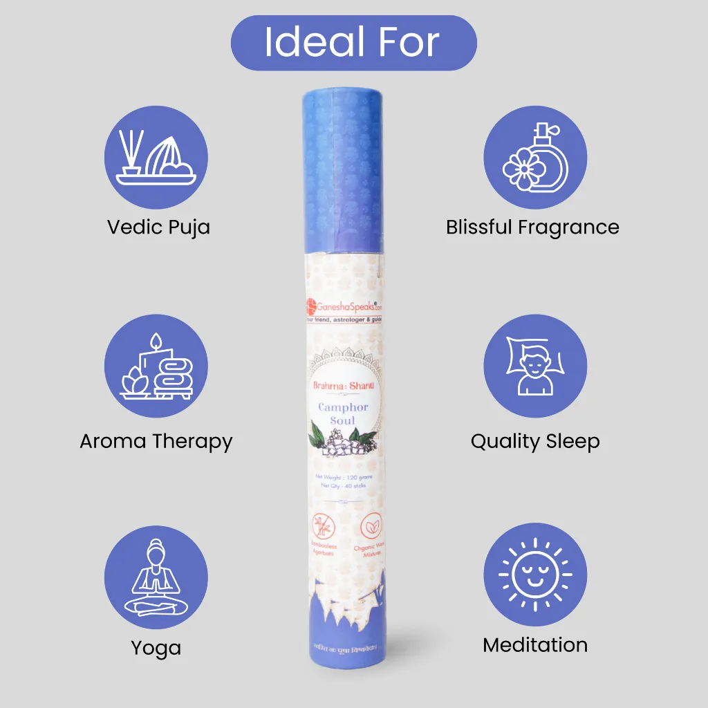 Purchase Camphor Bambooless Incense Sticks - Online Agarbatti